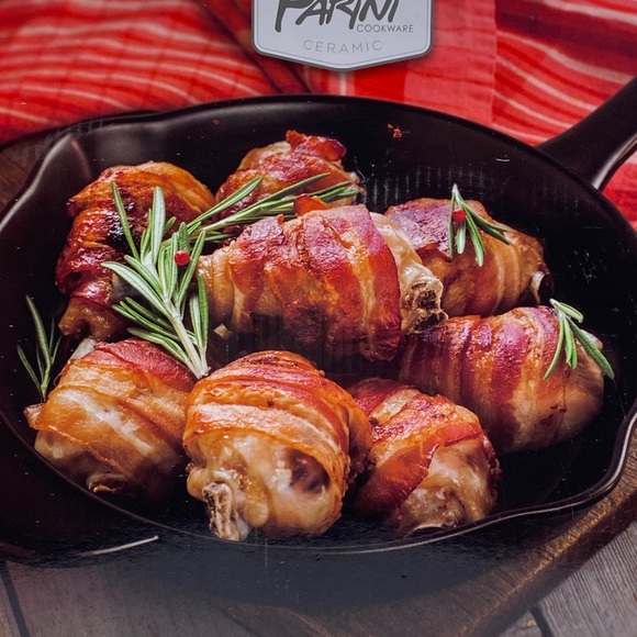 parini | Kitchen | Parini Glazed Ceramic 8 Round Skillet Cookware For ...